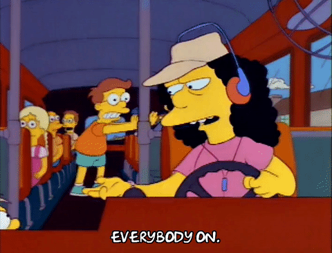 Otto mann school bus season 3 GIF - Find on GIFER