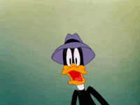 Daffy Duck Shot Gif