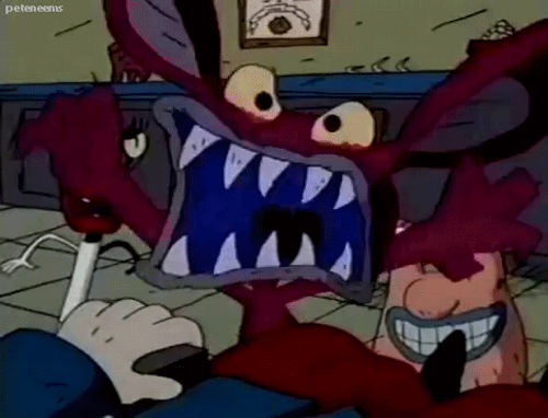 Aaahh real monsters ickis 90s GIF - Find on GIFER