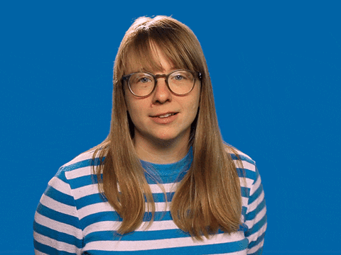 GIF hmm ari spool whats up - animated GIF on GIFER