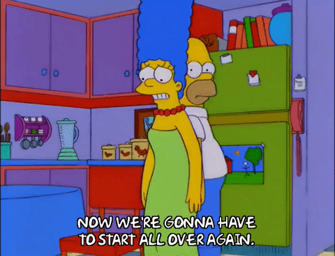 GIF homer simpson marge simpson talking - animated GIF on GIFER