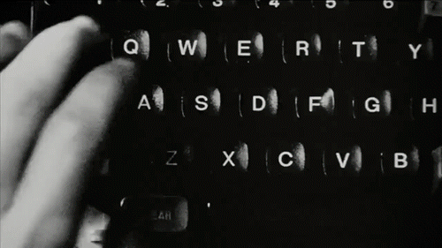 Typing film video GIF - Find on GIFER