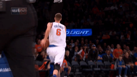 Kristaps porzingis basketball nba GIF - Find on GIFER