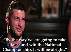 GIF tim tebow gator chomp espn - animated GIF on GIFER