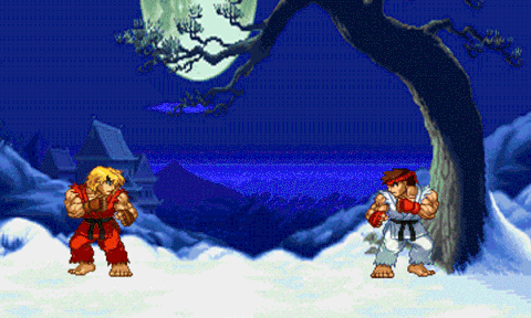 Ryu Vs Ken Gif