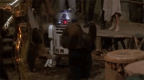 GIF ewoks star wars yahoo movies - animated GIF on GIFER