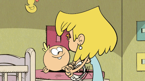GIF the loud house diaper baby - animated GIF on GIFER
