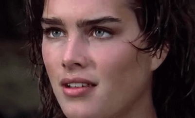 Brooke shields staring stare GIF - Find on GIFER