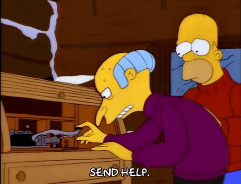 Help homer simpson GIF - Find on GIFER