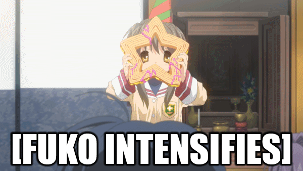 GIF anime intense clannad - animated GIF on GIFER