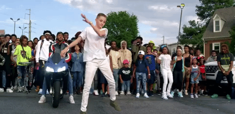 GIF backpack kid ayo and teo music video - animated GIF on GIFER