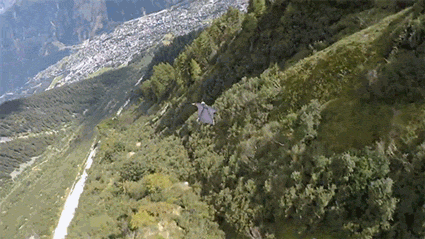 Base jumping xtreme robert mugabe GIF - Find on GIFER