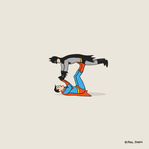 Batman superman GIF - Find on GIFER