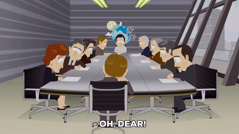 Pooped meeting office GIF - Find on GIFER