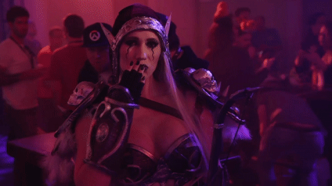 Cosplay chelsea blizzcon GIF - Find on GIFER