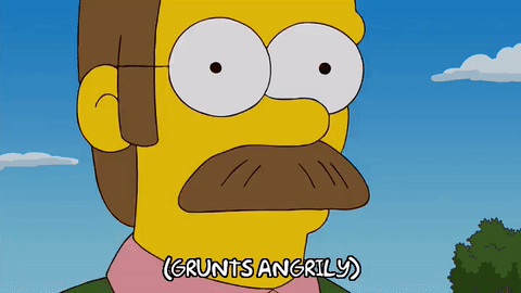 Ned flanders episode 12 angry GIF - Find on GIFER
