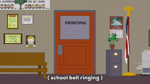 GIF school office principal - animated GIF on GIFER
