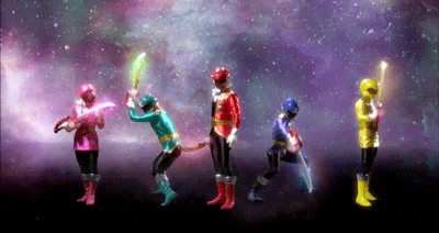 Team power rangers megaforce GIF - Find on GIFER