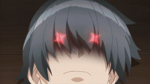 GIF anime red threads - animated GIF on GIFER