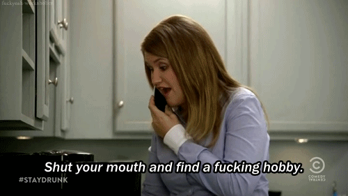 Workaholics stfu jillian GIF - Find on GIFER