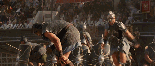 Gladiator movie close call GIF - Find on GIFER