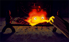 Calcifer howls moving castle anime GIF - Find on GIFER