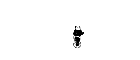 Unicycle loading icon panda GIF - Find on GIFER