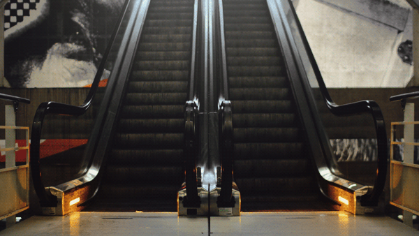 Loop pair escalators GIF - Find on GIFER