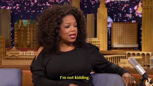 Oprah show s reactions GIF - Find on GIFER