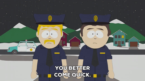 GIF warning concerned informing - animated GIF on GIFER