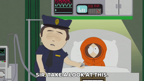 Hospitalized kenny mccormick sick GIF - Find on GIFER