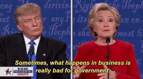 GIF debate presidential debate 2016 canicule - animated GIF on GIFER