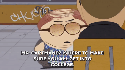 GIF eric cartman glasses teaching - animated GIF on GIFER