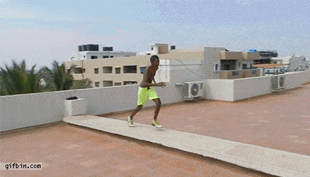 Jump pool close call GIF - Find on GIFER
