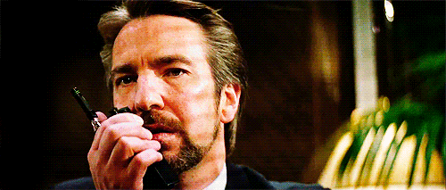 GIF my hunt alan rickman hans gruber - GIF animado en GIFER