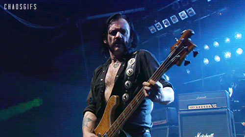 Motorhead heavy metal lemmy GIF - Find on GIFER