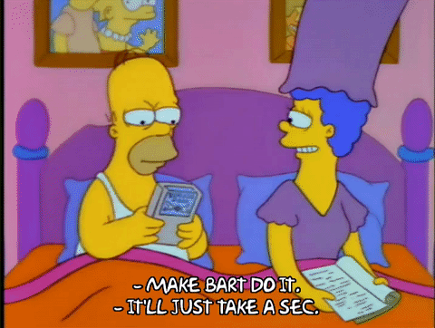 Pressing homer simpson GIF - Find on GIFER