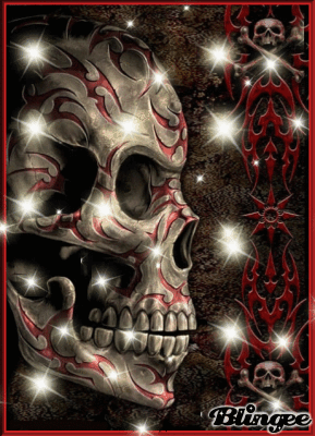GIF skull - animated GIF on GIFER