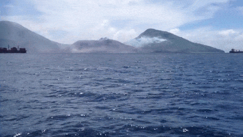 GIF explosion volcano eruption - animated GIF on GIFER