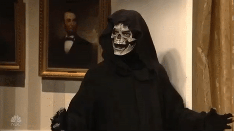 Grim reaper snl saturday night live GIF - Find on GIFER