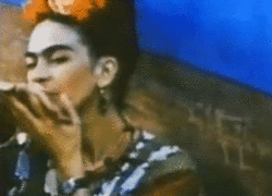 GIF frida kahlo sparkle frida - animated GIF on GIFER