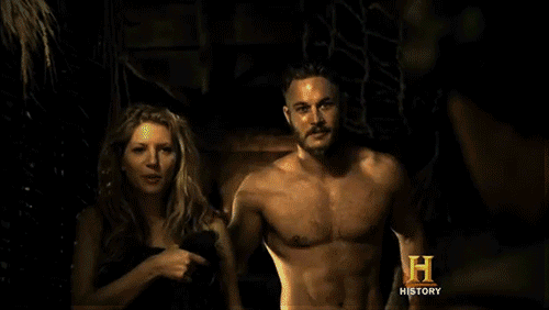 GIF katheryn winnick ragnar lagertha - animated GIF on GIFER