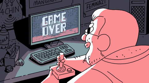 Game over neckbeard GIF - Find on GIFER