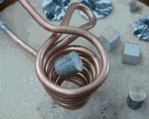 GIF induction aluminium coil - animated GIF on GIFER