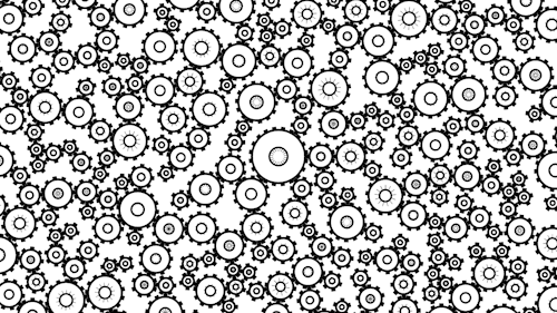 GIF gears processing loop - animated GIF on GIFER