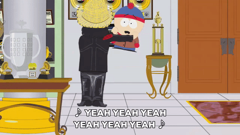 Dancing excited stan marsh GIF - Find on GIFER