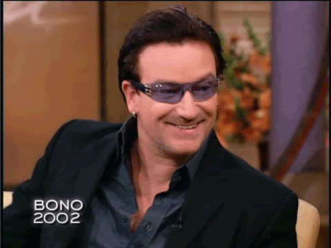 Bono GIF - Find on GIFER