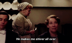 Downton abbey phyllis logan jim carter GIF - Find on GIFER