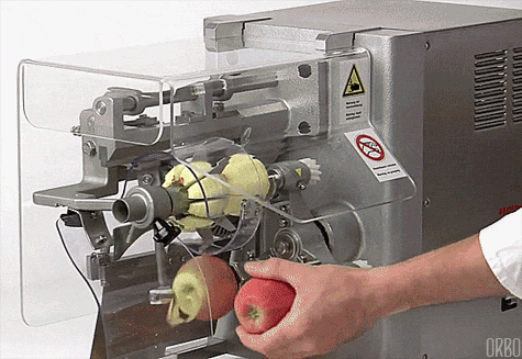 Mechanical apple machine GIF - Find on GIFER