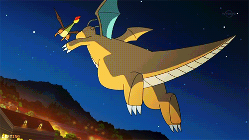 GIF pokemon charizard dragonite - animated GIF on GIFER